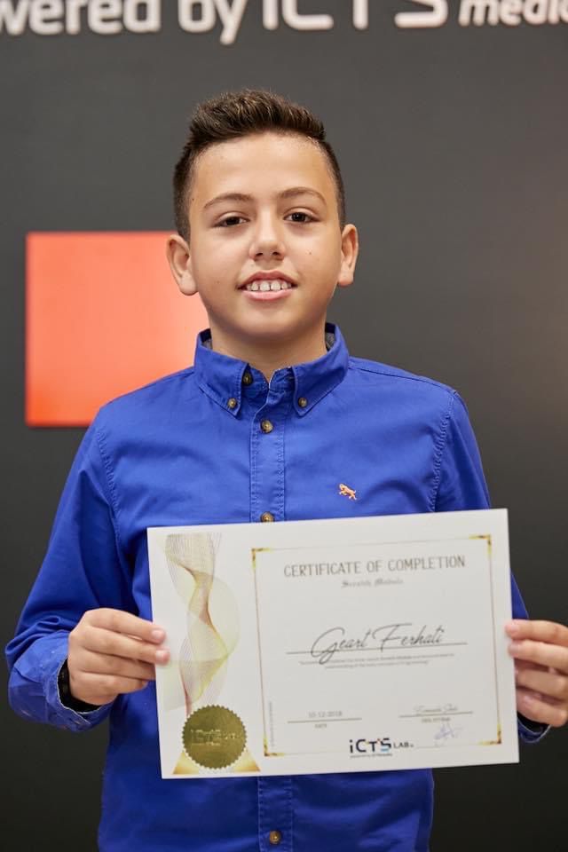 Geart Ferhati, një prej talenteve të ICTSlab dhe fitues në Albanian ICT ...